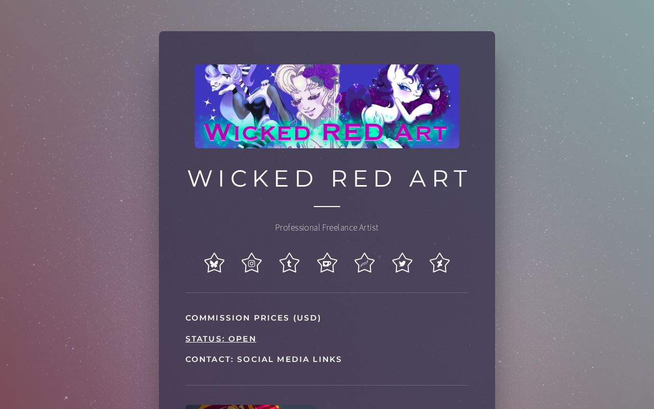 Wicked RED Art